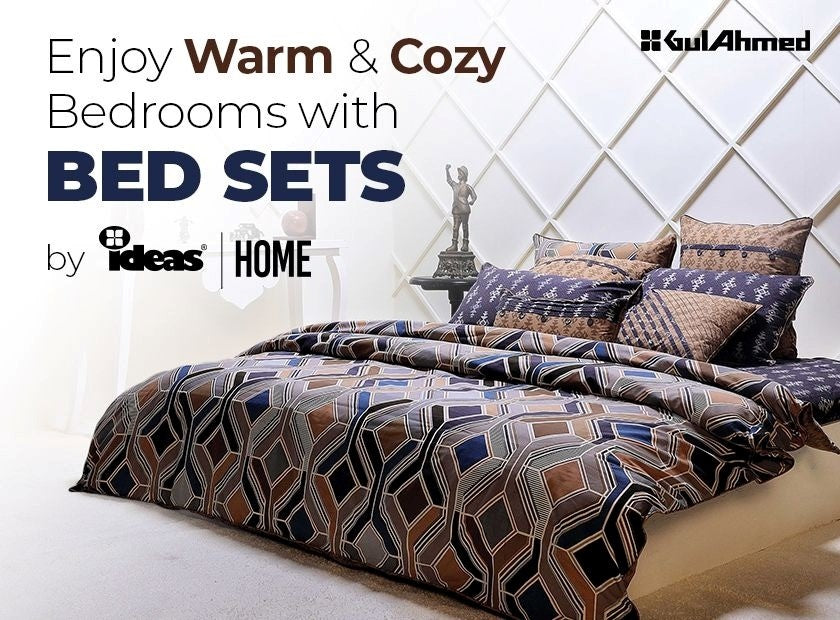 Enjoy Warm and Cozy Bedrooms with Bed Sets by Ideas Home