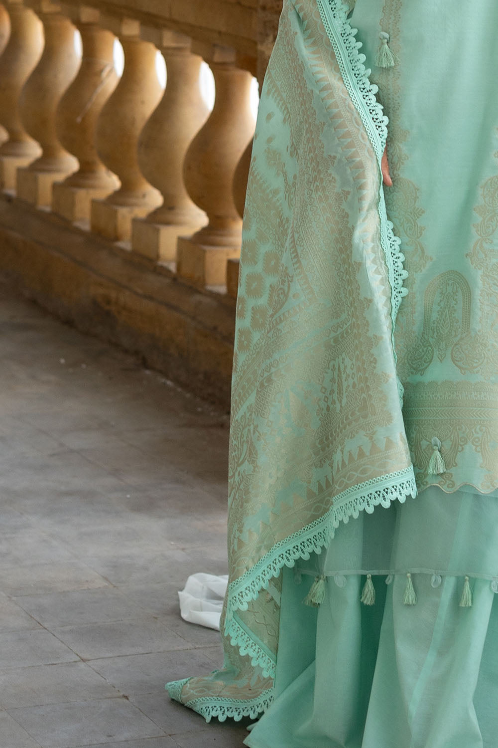 3 Piece Jacquard Suit with Dupatta FE-52021 | GulAhmed